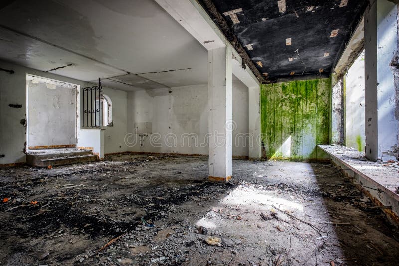 Ruin stock image. Image of damage, ancient, ruins, destroyed - 46929259