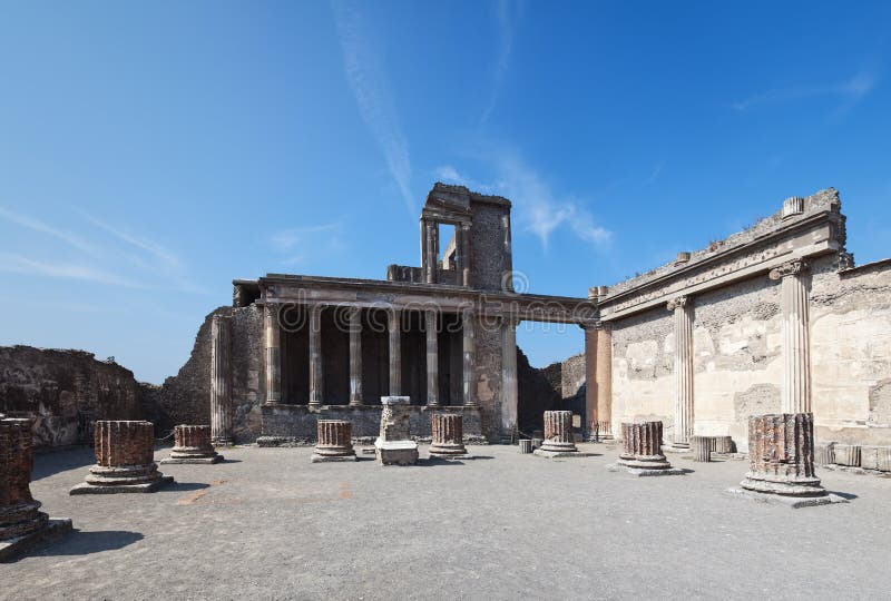 Basílica, Pompeya (Italia) imagen de archivo. Imagen de italia - 38544285