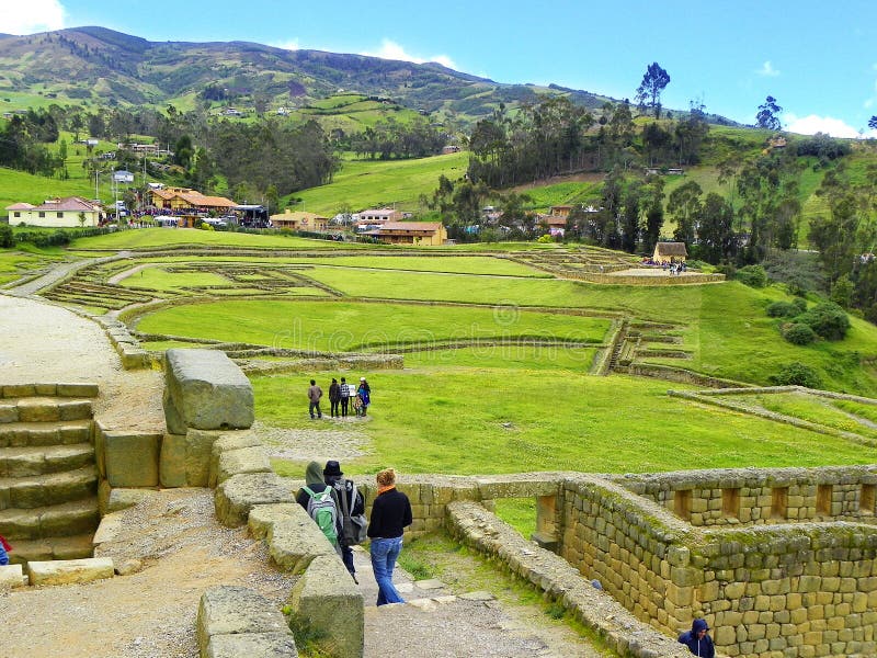 Ruinas De Ingapirca, Provincia De Canar, Ecuador Imagen de archivo ...