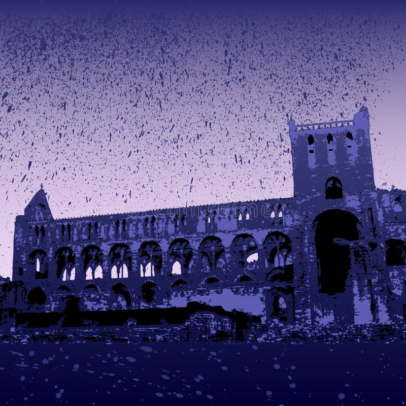 Ruinas De La Abadía De Jedburgh Ilustración del Vector - Ilustración de ...