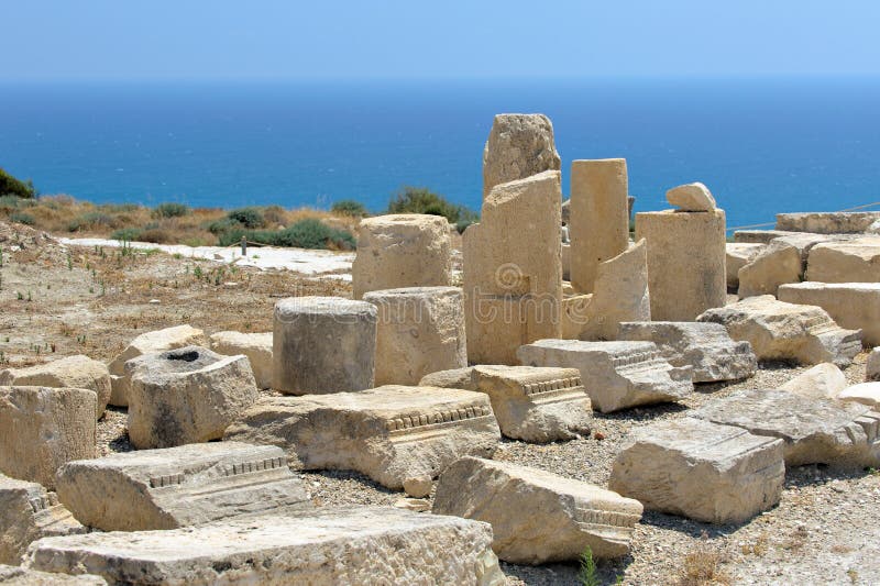 Ruinas De La Ciudad Antigua En Paphos En Chipre Imagen de archivo ... Ruinas De La Ciudad Antigua En Paphos En Chipre Imagen de archivo ...