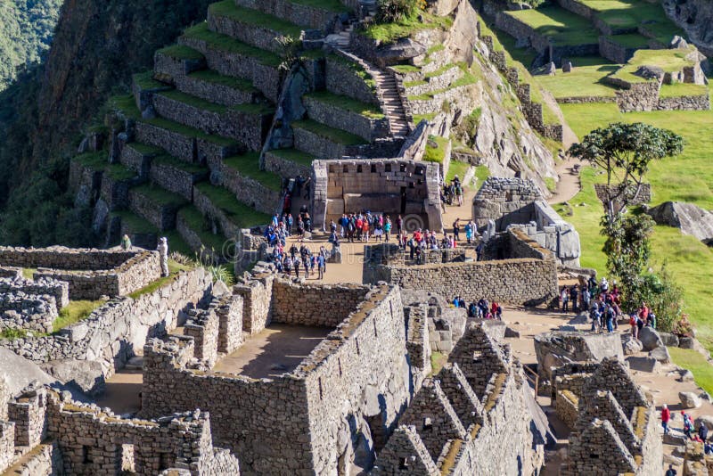 Ruinas de Machu Picchu imagen de archivo editorial. Imagen de paisaje ...