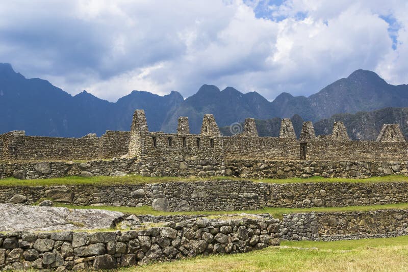 Ruinas de Machu Picchu foto de archivo. Imagen de historia - 32236328