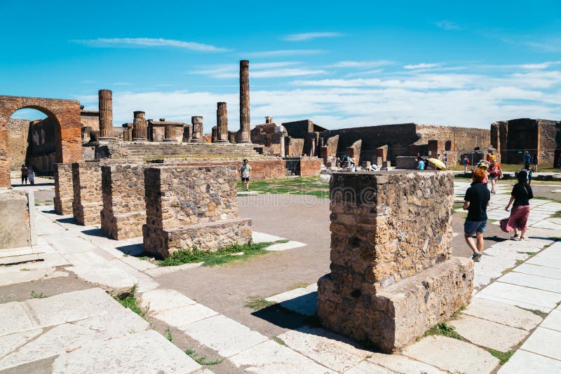 Ruinas De Pompeya En Italia Foto de archivo editorial - Imagen de ...