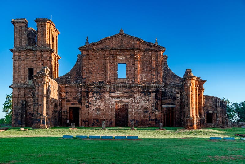 Ruinas De San Ignacio Mini in Argentina Stock Image - Image of ruins ...