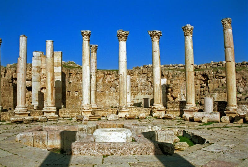 Ruinas, Jerusalén, Israel foto de archivo. Imagen de islam - 37714248