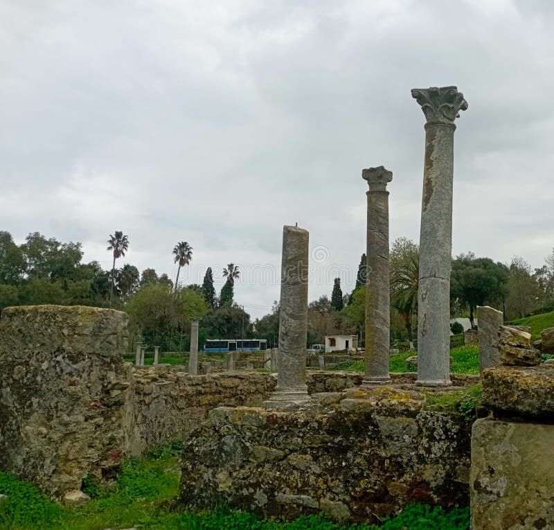 Ruinas Romanas En Anaba Argelia Imagen de archivo - Imagen de ruinas ...