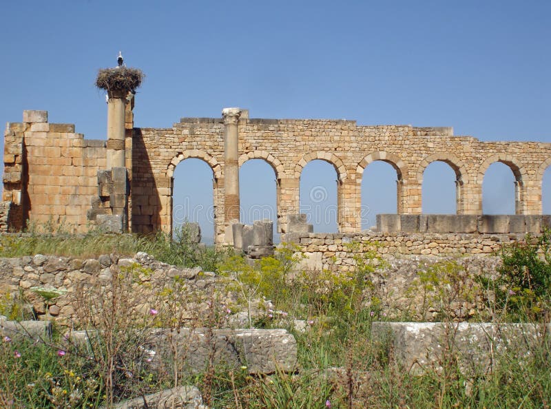 Ruinas romanas foto de archivo. Imagen de umbral, turismo - 77010030
