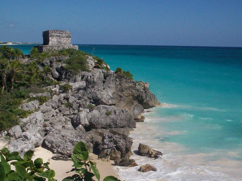 Ruine tulum stock image. Image of landscape, ruine, tulum - 87989563