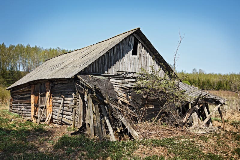Abandoned Shack stock image. Image of textures, leaning - 31342231