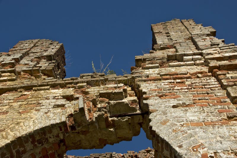 Ancient ruined building stock photo. Image of stonework - 33710316