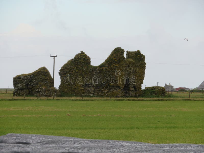 Borve Castle stock image. Image of borve, ears, peter - 101337041