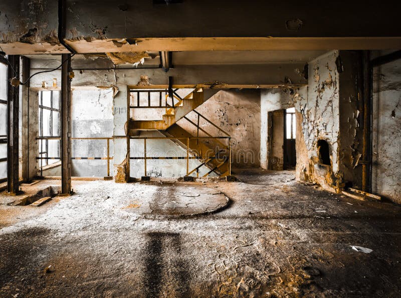 Ruined brick wall stock image. Image of ruined, factory - 32088545