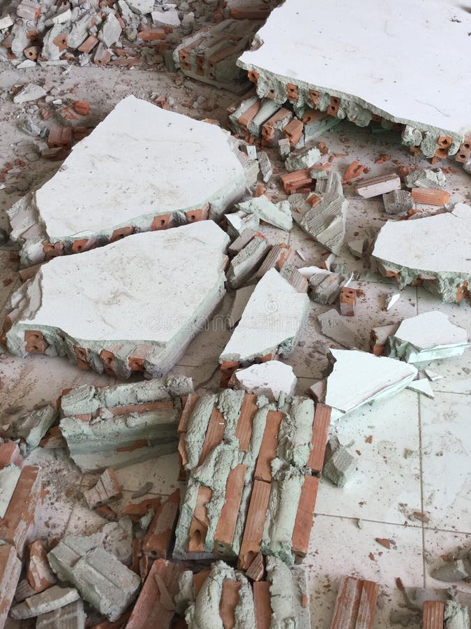 Ruined brick wall stock photo. Image of fallen, rough - 51959768