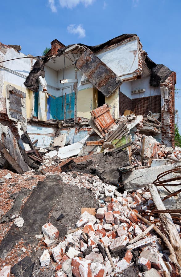 Ruined Building stock image. Image of abandoned, city - 19771505