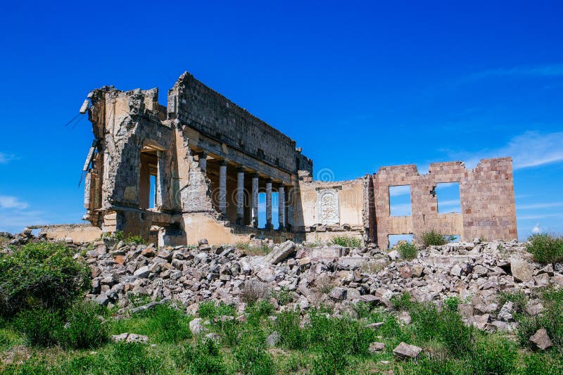 Ruined Building. Consequences of Disaster, Explosion, Bombing, War or ... Ruined Building. Consequences of Disaster, Explosion, Bombing, War or ...