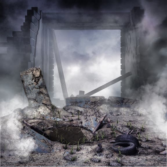 Rubble Ruins Stock Illustrations – 7,829 Rubble Ruins Stock ...