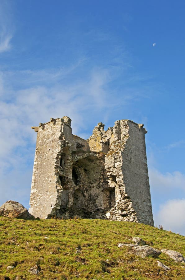 The Ruined Castle stock photo. Image of clouds, holiday - 20829918