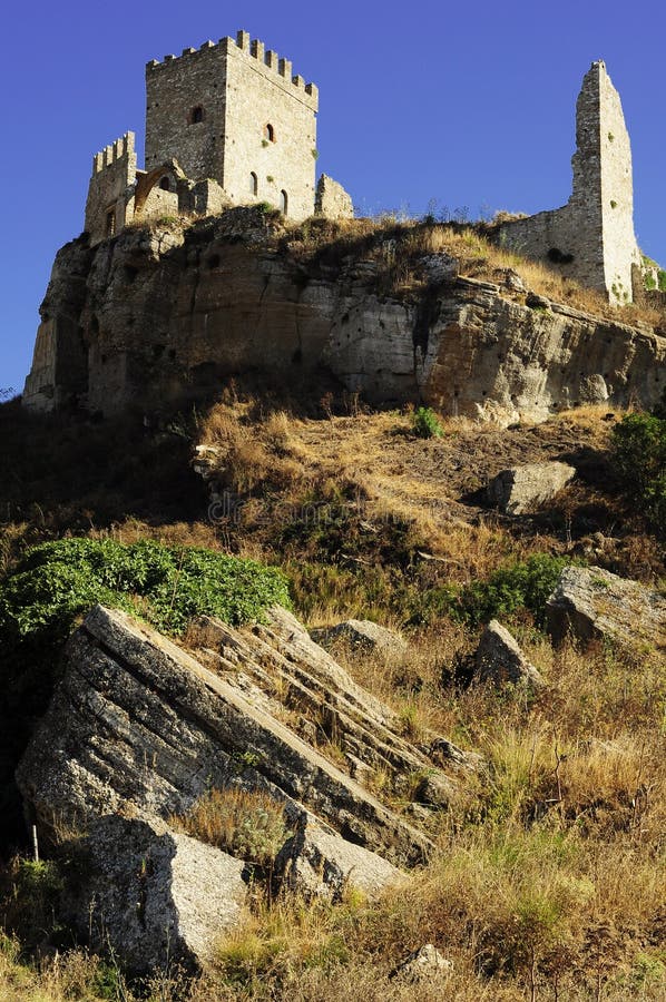 Ruined castle stock photo. Image of fortress, architectural - 24525156