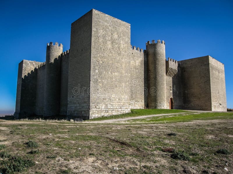Ruined Castle at Montealegro in Province of Leon in Castilla Y Leon in ...