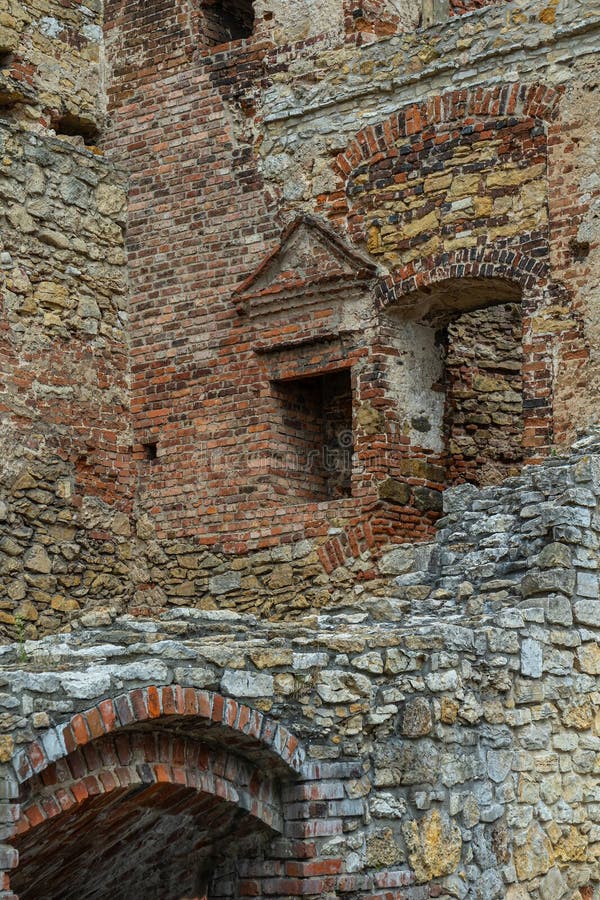 Ruined castle in Siewierz stock photo. Image of european - 356783074