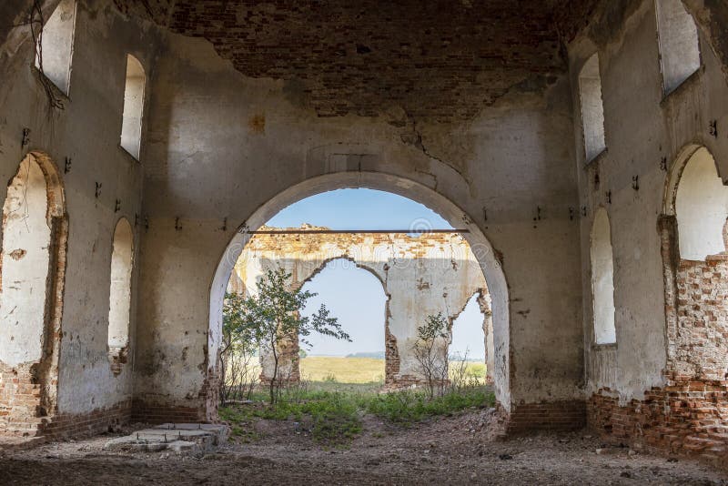 Old ruined temple. stock image. Image of architecture - 227705745