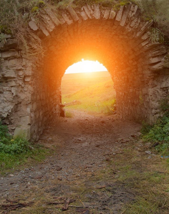 Ruined Gates of Cossack Castle, Kremenets, Ukraine Stock Image - Image ...