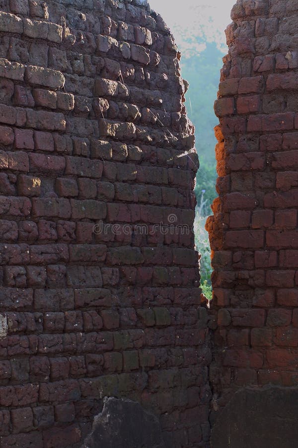 Ruined Interior of a Historic Old House Stock Photo - Image of ...