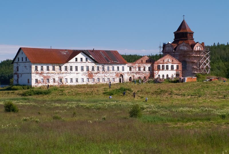 Ruined Monastery on the Mountain Oybin. Saxony Stock Photo - Image of ...
