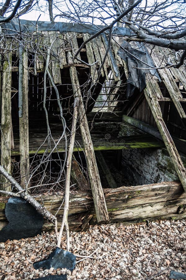 Ruined old house stock image. Image of architecture, building - 78799721