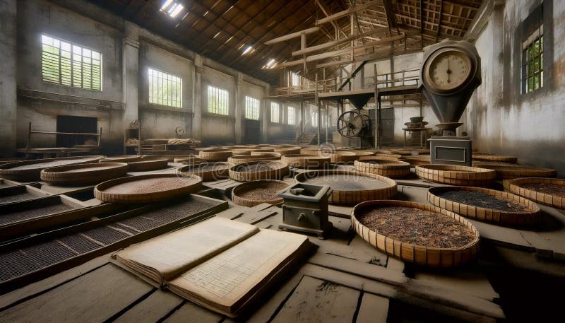 Ruined Tea Plantation Tools, Ai Generated Image Stock Photo - Image of ...