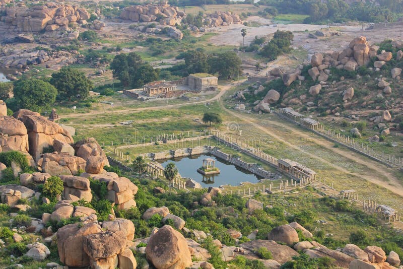 Ruines de Hampi, Inde photo éditorial. Image du ruines - 61891511