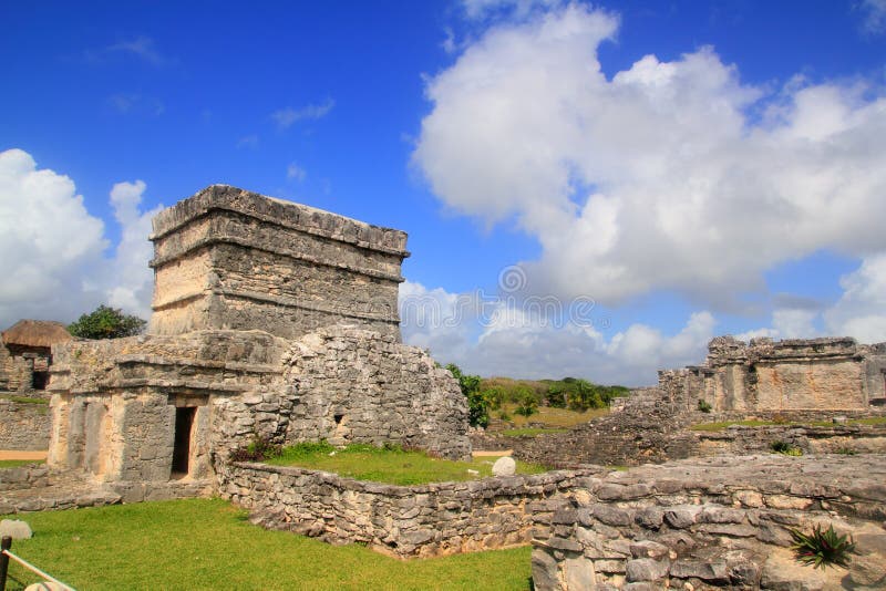 Ruines Maya Du Mexique Quintana Roo Tulum Photo stock - Image du empire ...