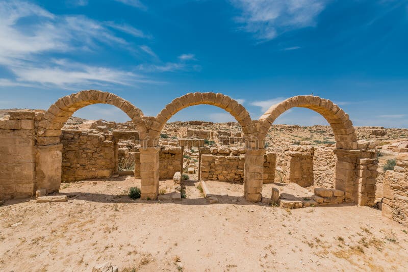 Ruines Romaines, Um L'AR-Rasas, Jordanie Image stock - Image du ruines ...
