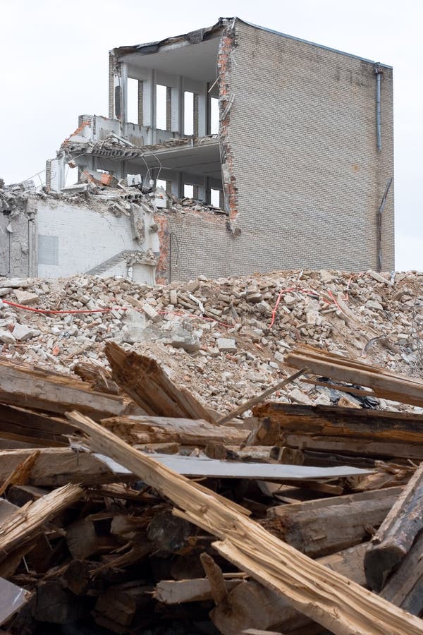 Crumbled concrete building stock photo. Image of crumbling - 14192990