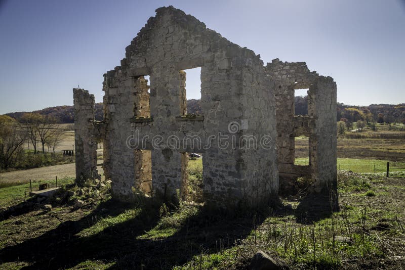 Ruins stock image. Image of home, outside, exterior, outdoor - 47378727