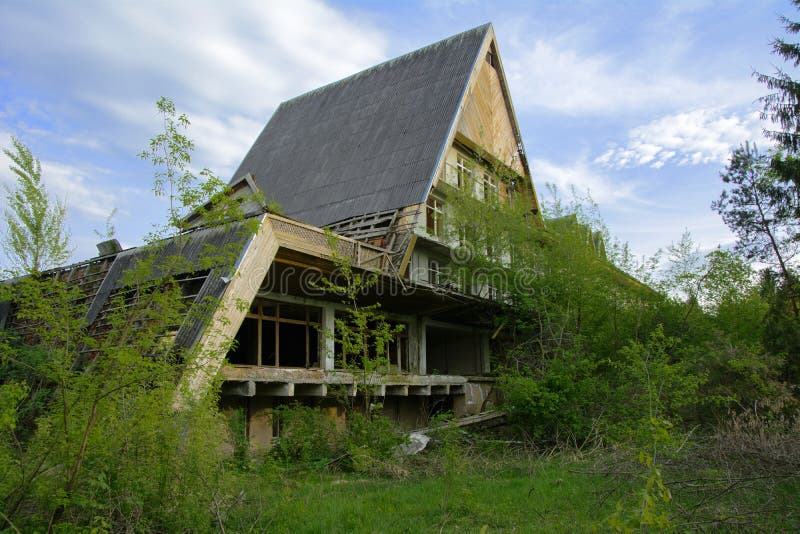 The Ruins of an Abandoned Sanatorium of the Times of the Soviet Stock ...