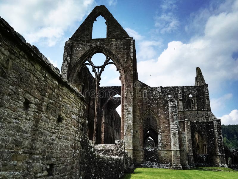 Ruins of an abbey stock photo. Image of heritage, monastery - 76406010