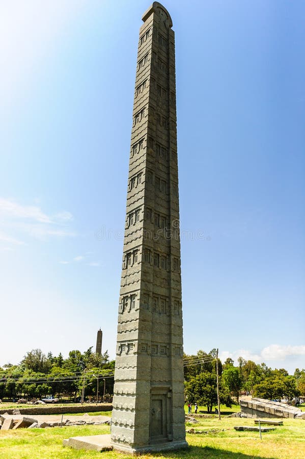 Ruins of Aksum (Axum), Ethiopia Stock Photo - Image of history ...