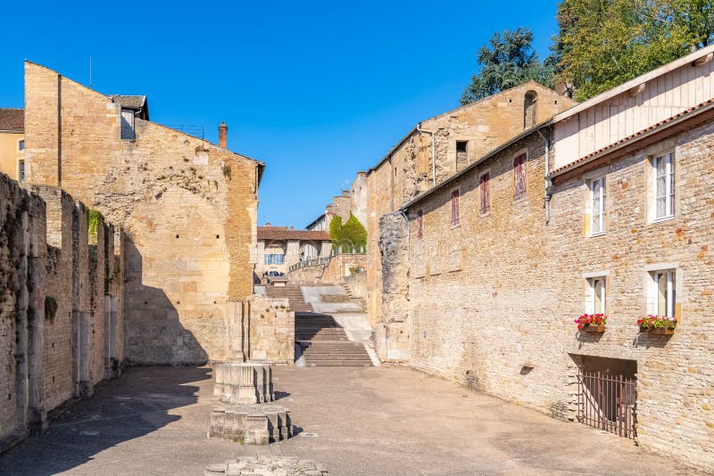 Ruins of Ancient Abbey of Cluny Stock Image - Image of france, landmark ...