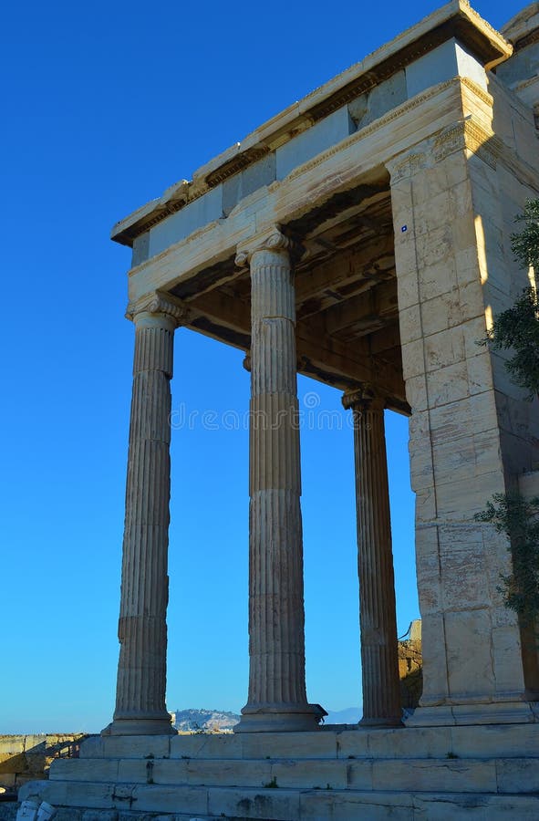 Ruins of the Ancient Acropolis in Athens, Greece Stock Photo - Image of ...