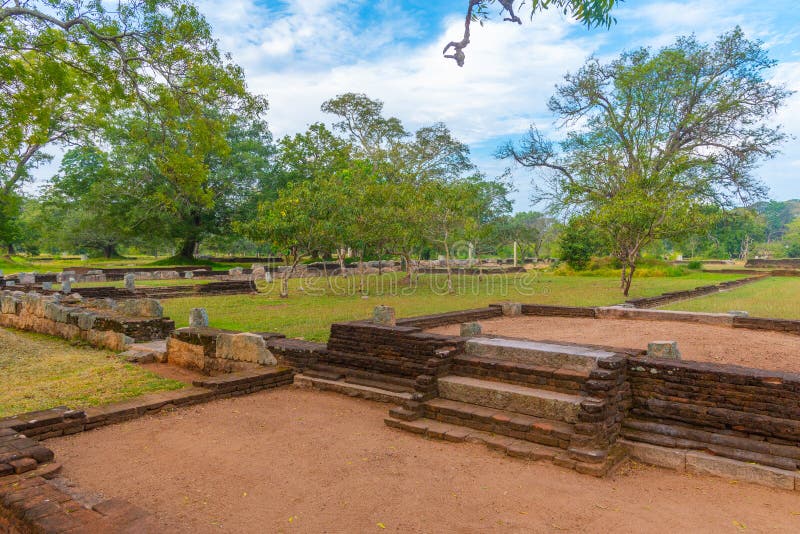 Ruins of Ancient Anuradhapura at Sri Lanka Stock Photo - Image of ...