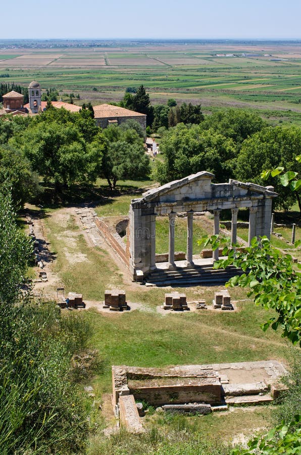 Ruins of Ancient Apollonia, Albania Stock Photo - Image of city ...