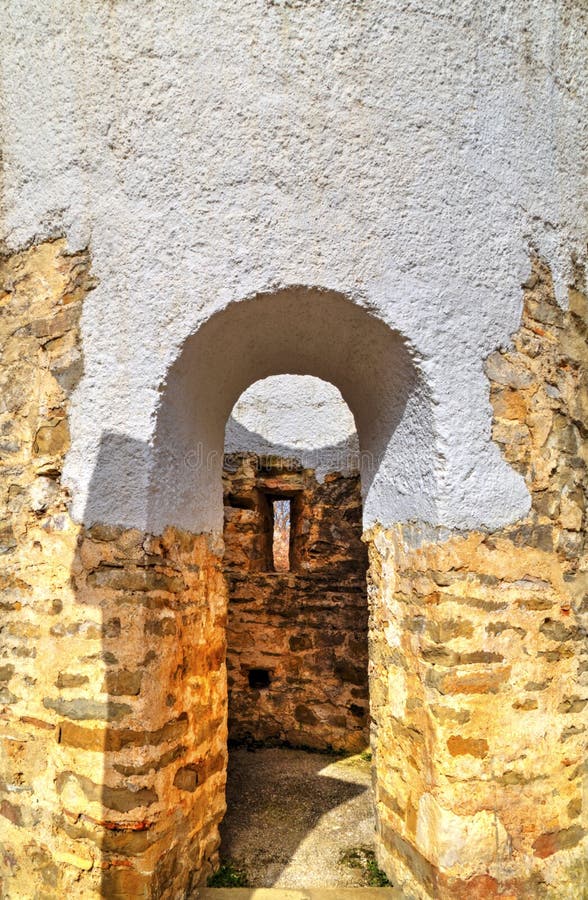 Ruins of ancient church stock image. Image of famous - 141477629