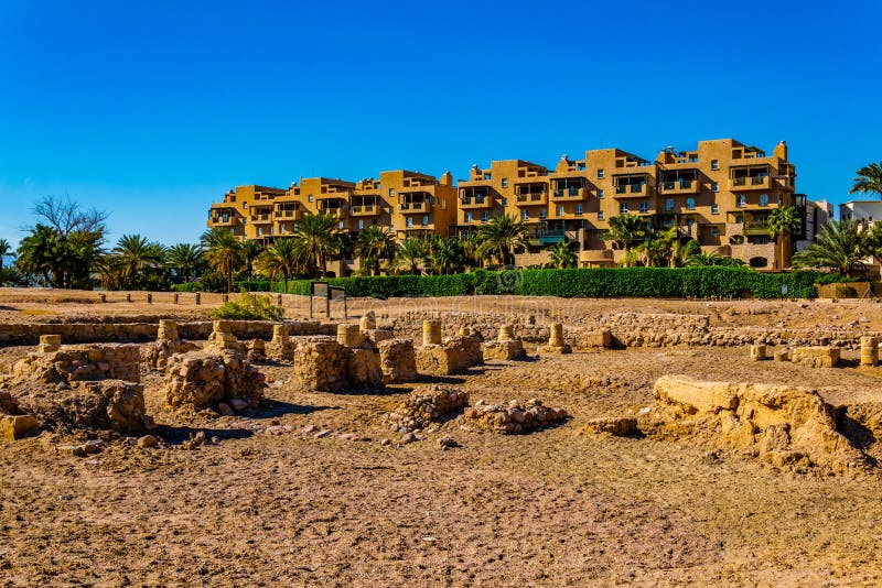 Ruins of Ancient City Ayla in Aqaba, Jordan Stock Photo - Image of ruin ...