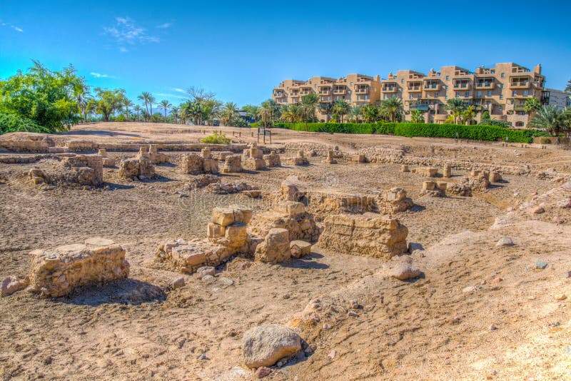 Ruins of Ancient City Ayla in Aqaba, Jordan Stock Photo - Image of ...