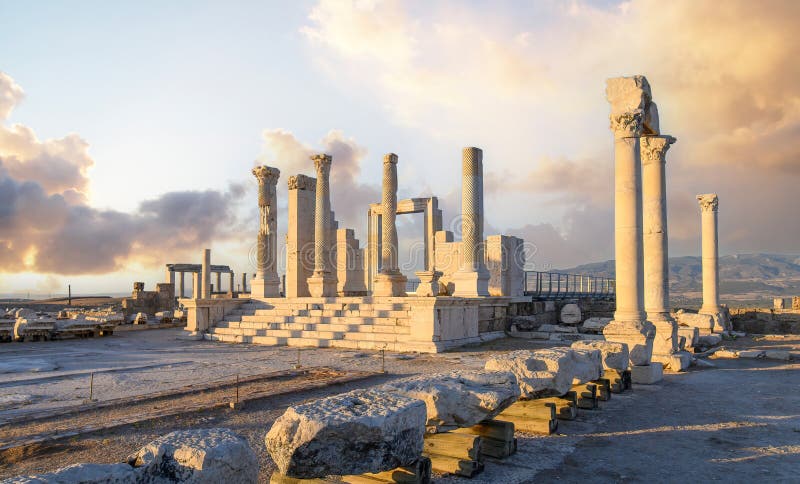 Laodicea on the Lycus in Denizli, Turkey Stock Photo - Image of ...