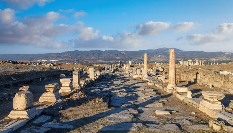 Laodicea on the Lycus in Denizli, Turkey Stock Photo - Image of turkish ...