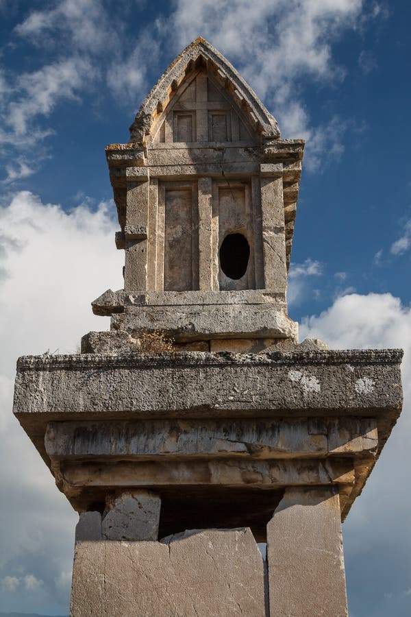 Ruins of the Ancient City Xantos Stock Photo - Image of roman, fethiye ...