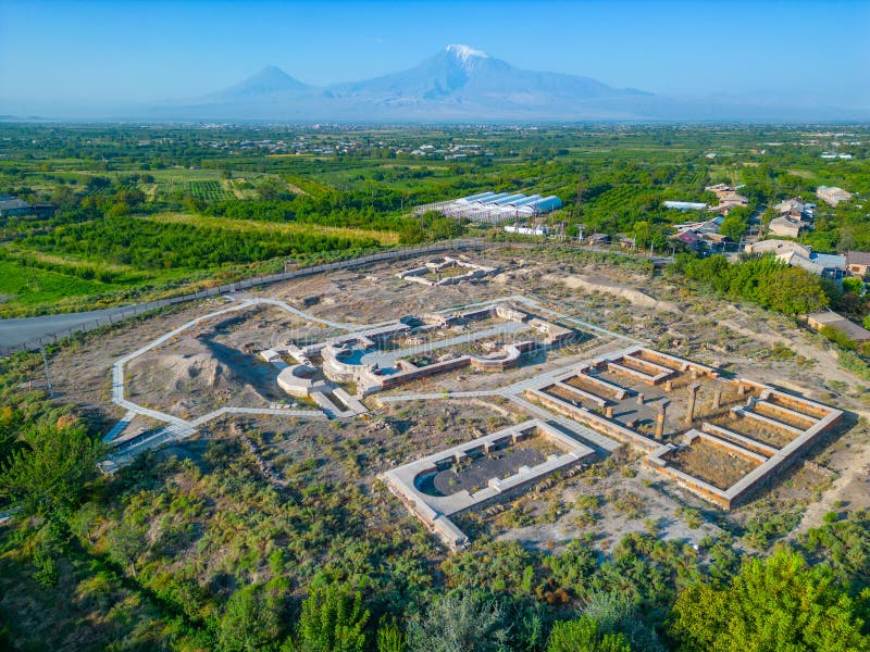 Ruins of Ancient Dvin in Armenia Stock Photo - Image of history, dvin ...